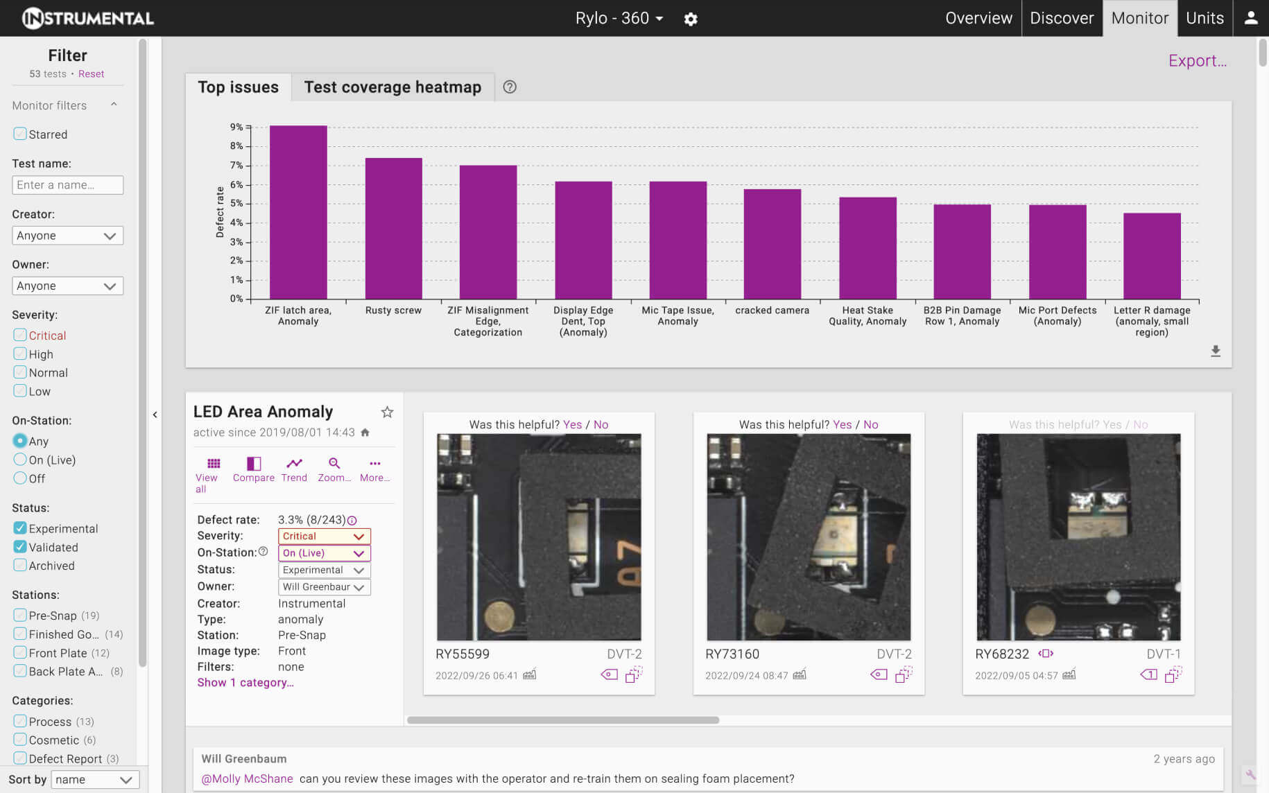 Instrumental | Manufacturing AI and Data Platform